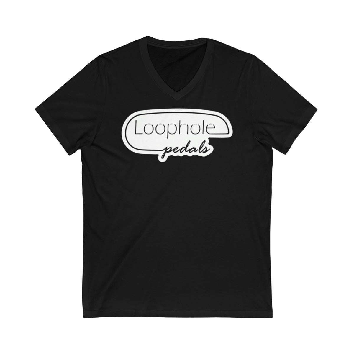 Loophole Pedals (Sticker Style) Unisex V-Neck Tee